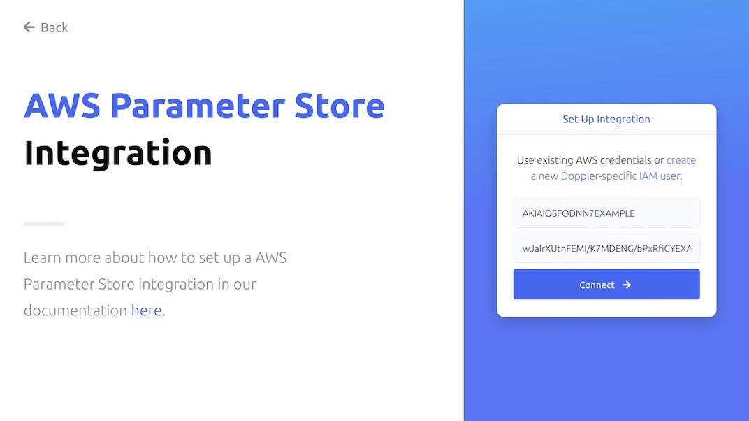 AWS Parameter Store Integrations | Doppler SecretOps